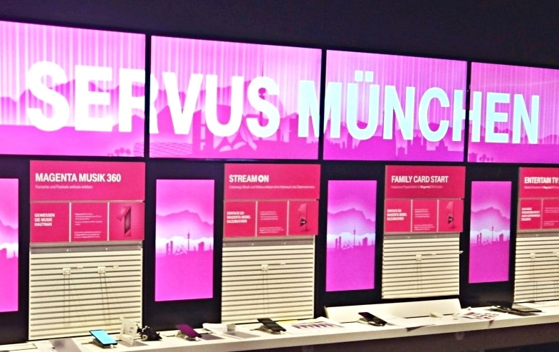 Digital Signage am POS: Deutsche Telekom AG Flagship Store